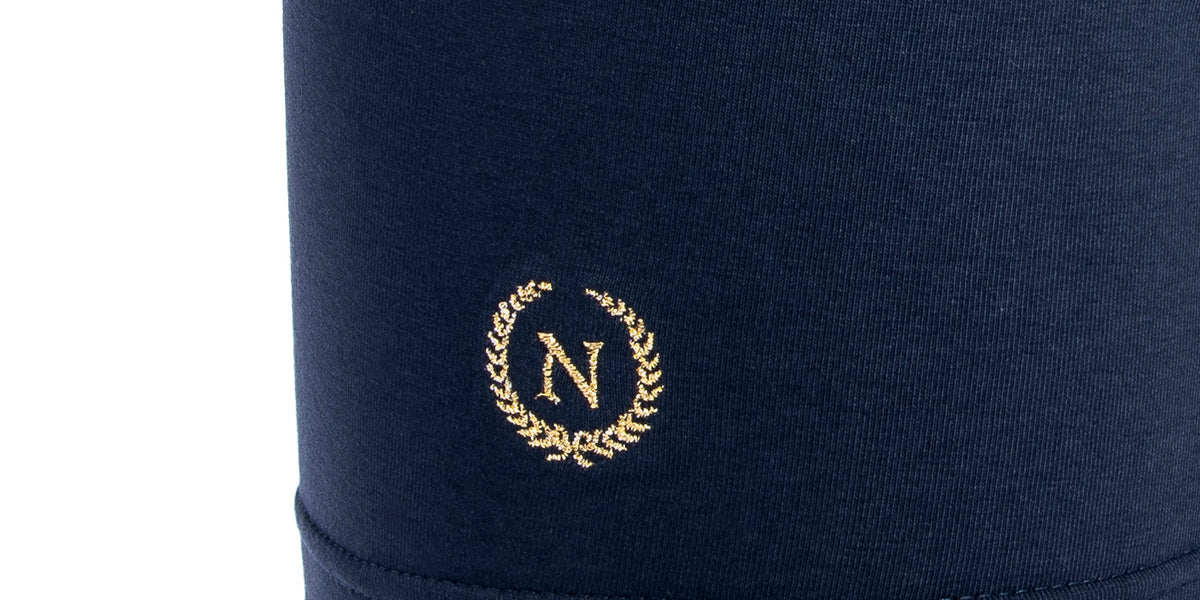 Boxer Napoléon Le "N" bleu marine • Maison Broussaud